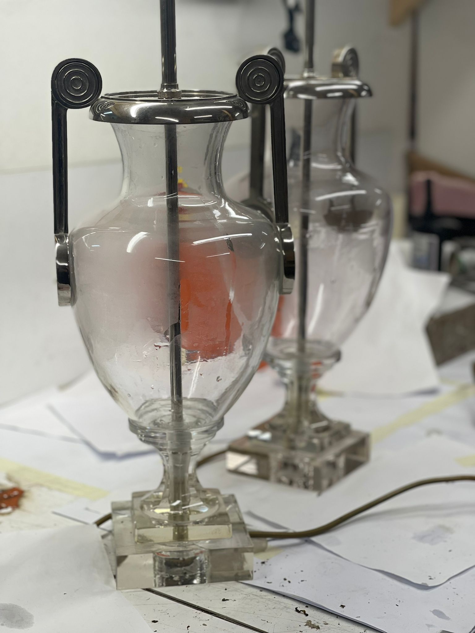 Blue Crystal Glass – Antique Glass Restoration – Since 1971