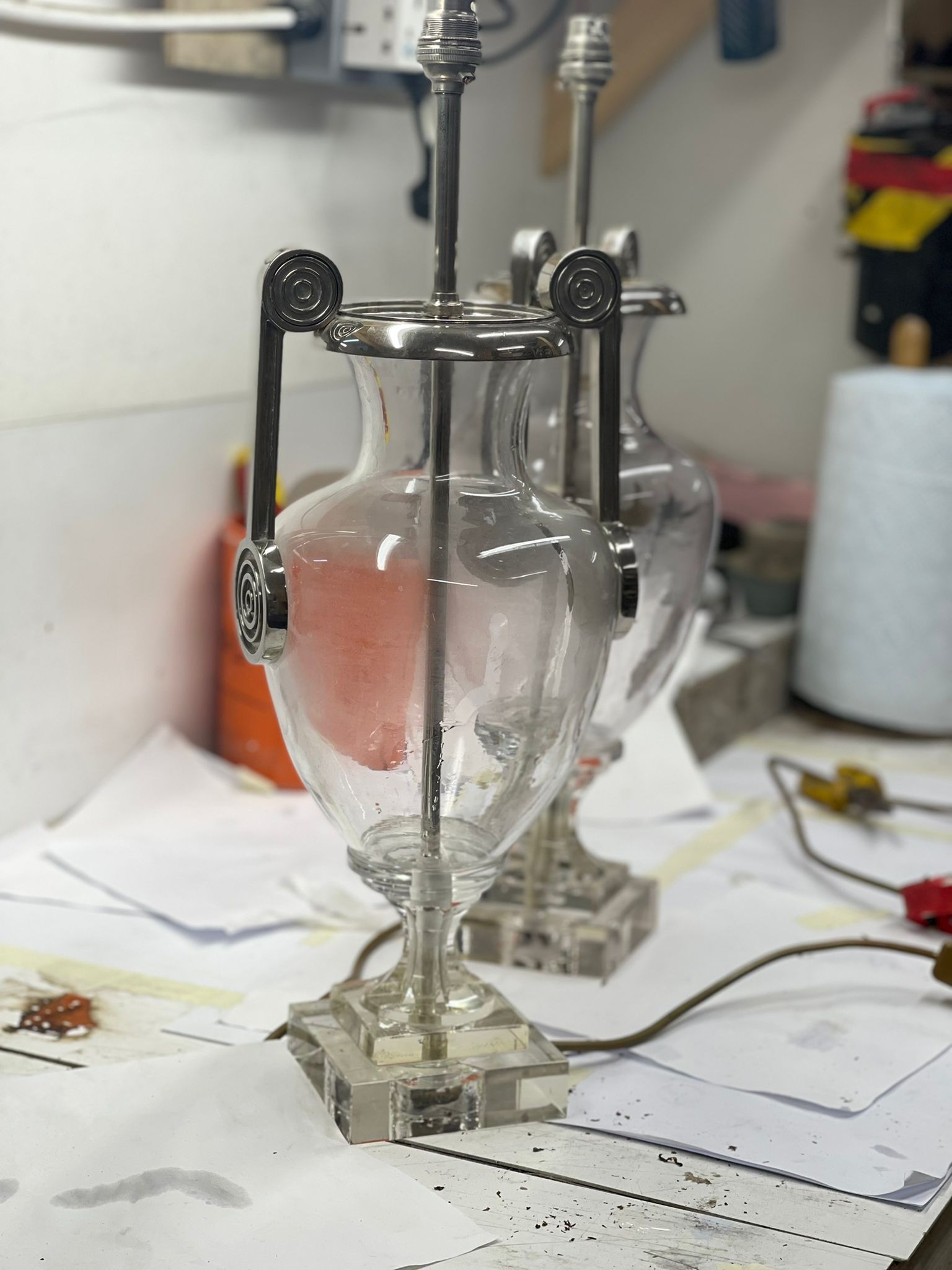 Blue Crystal Glass – Antique Glass Restoration – Since 1971