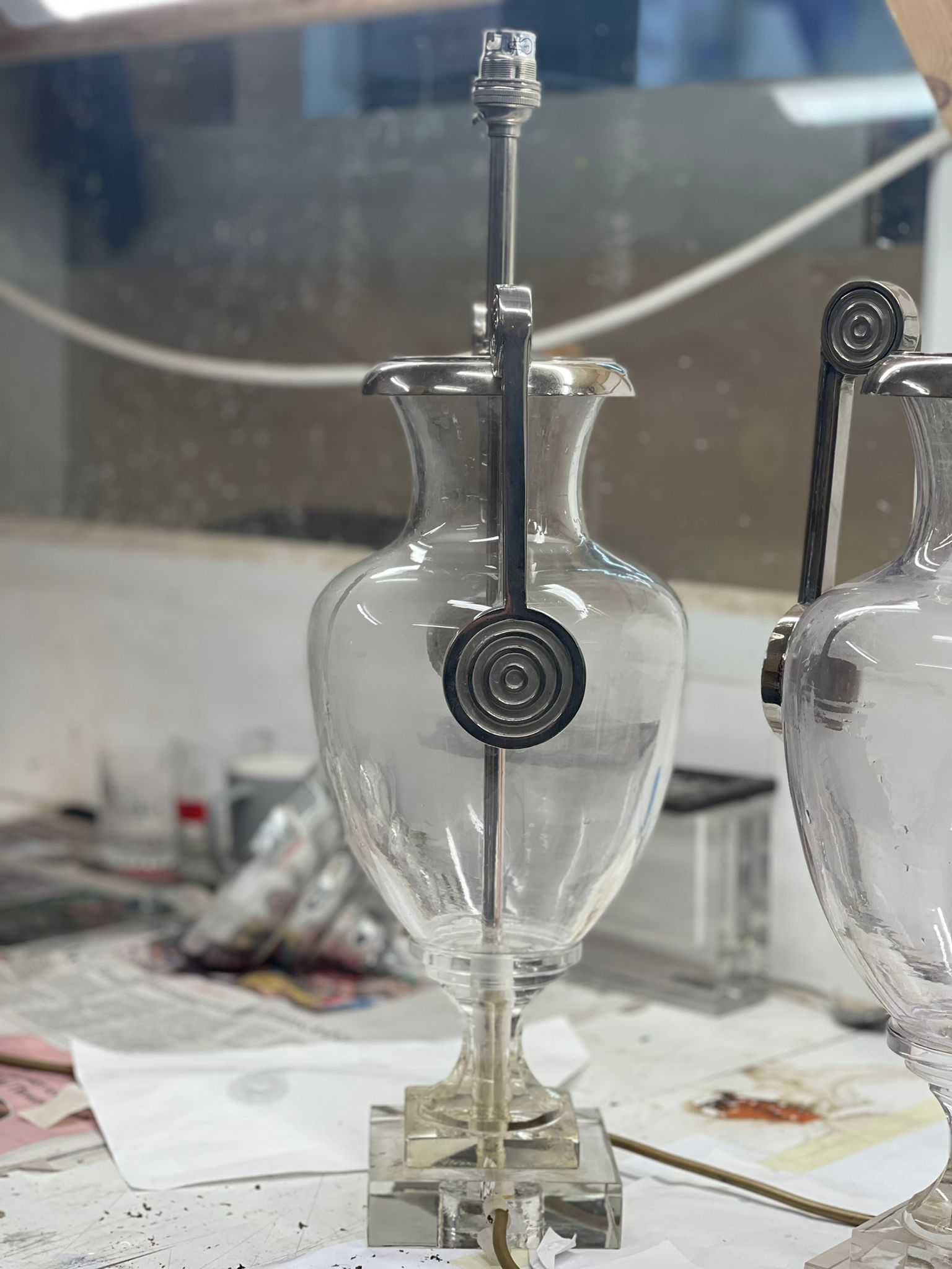 Blue Crystal Glass – Antique Glass Restoration – Since 1971