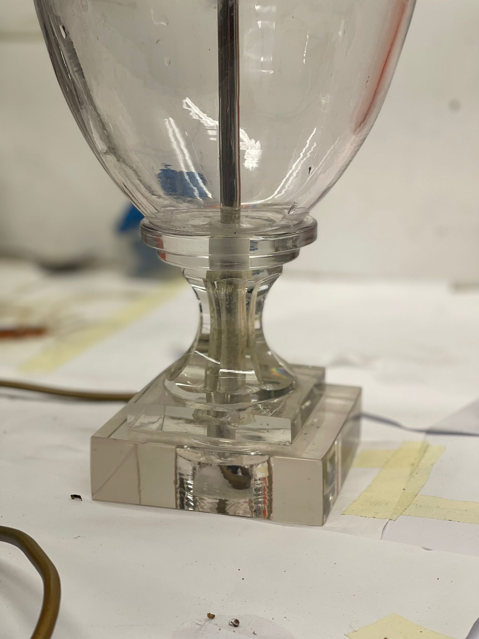 Blue Crystal Glass – Antique Glass Restoration – Since 1971